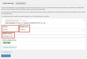 Fix "The Following Required Properties Are Missing: fb:app_id" Error
