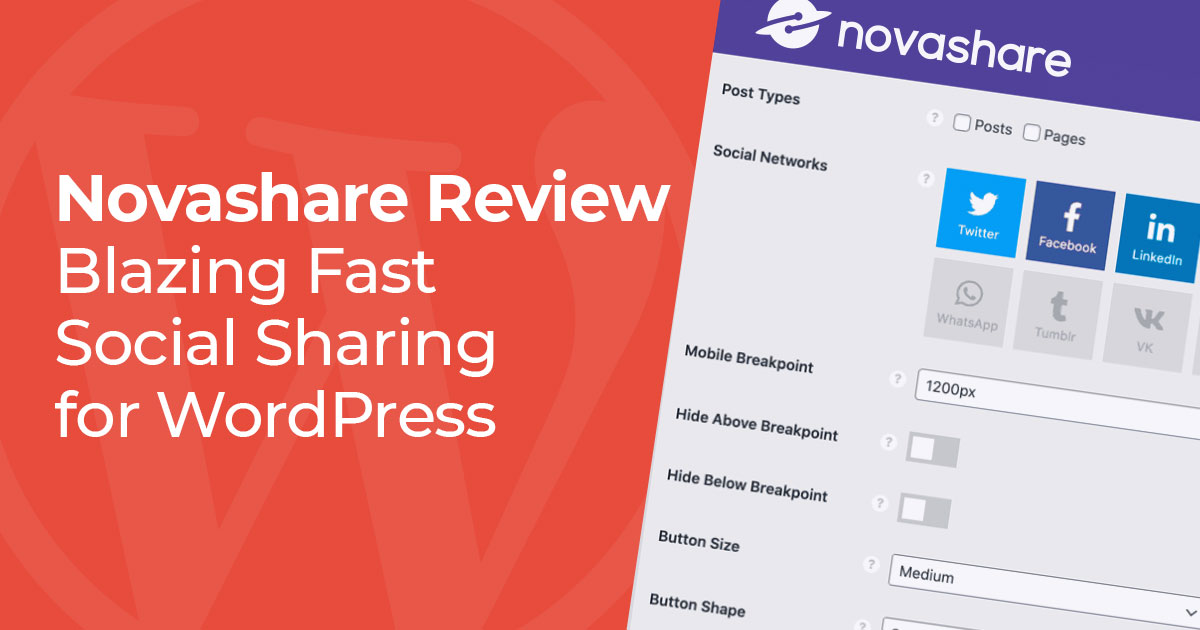 Novashare Review: Best Social Sharing Plugin for WordPress