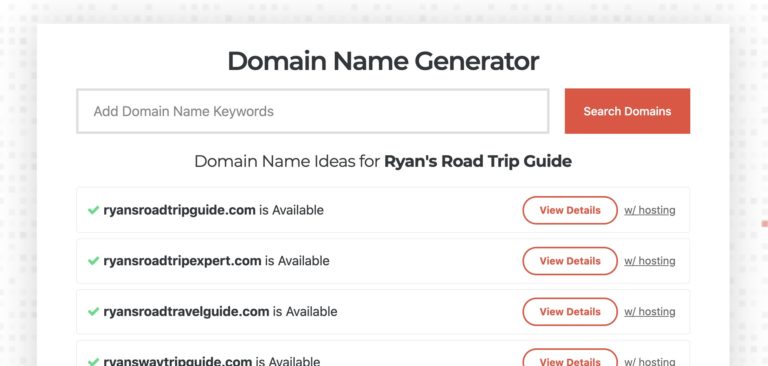 Domain Name Generator (Free Domain Name Ideas)