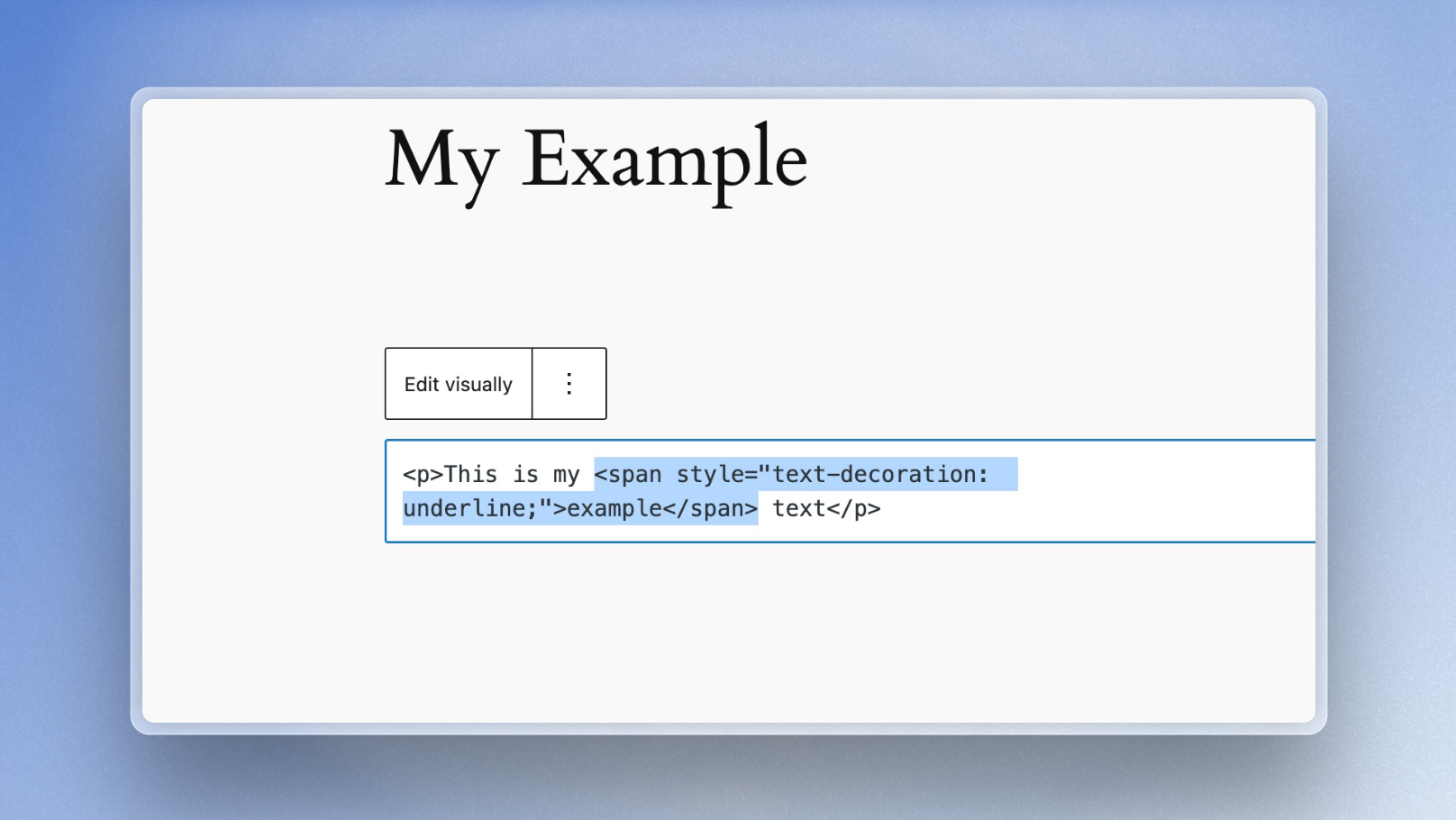 How To Underline Text In Wordpress Block Editor Step By Step