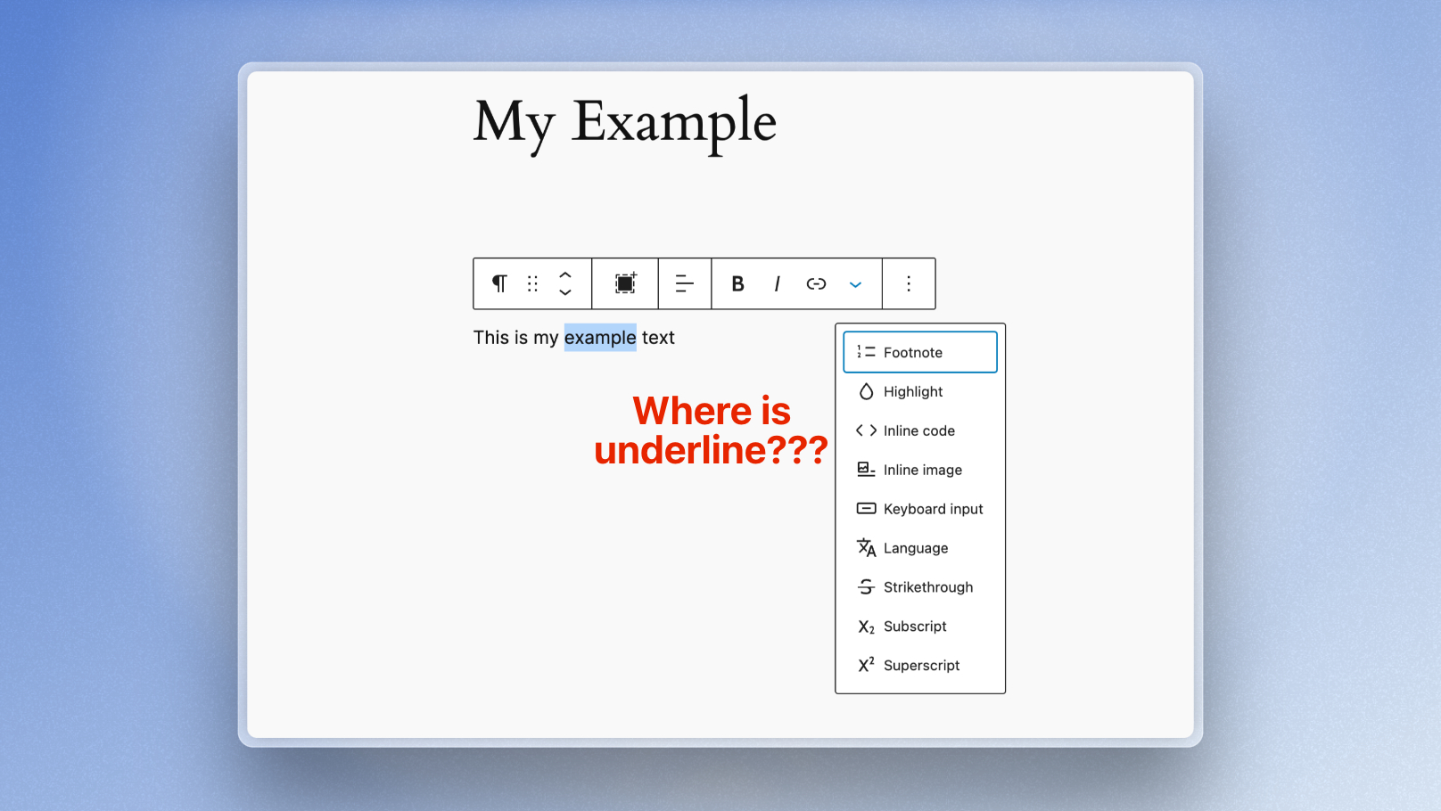 How To Underline Text In Wordpress Block Editor Step By Step